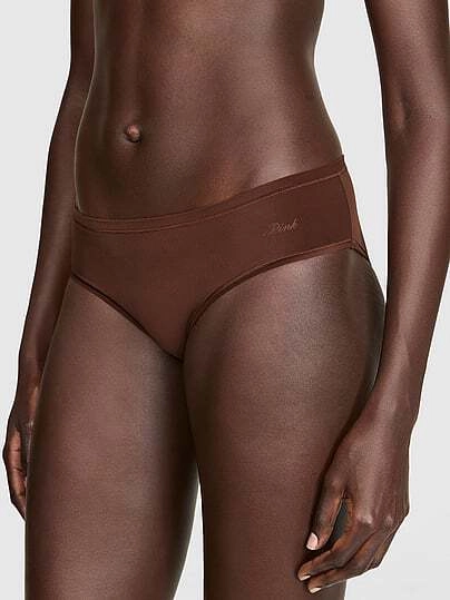 Pink Marshmallow Hiphugger Panty - Brown