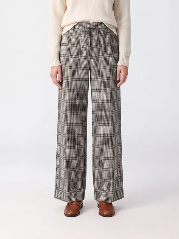 Fabiana Filippi Check Jersey Trousers