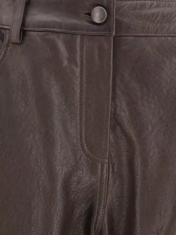 Magda Butrym Leather Straight-leg Pants