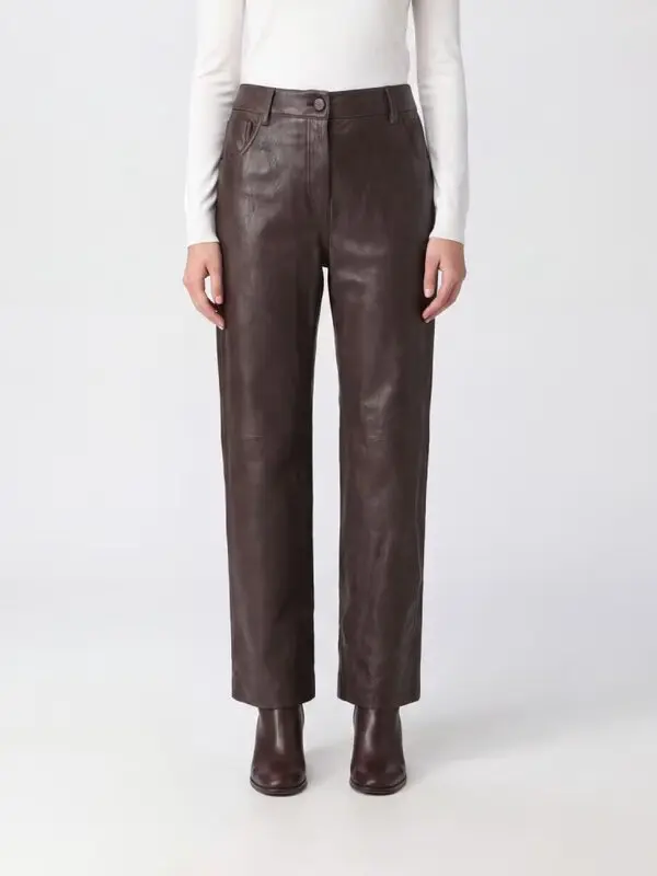 Magda Butrym Leather Straight-leg Pants