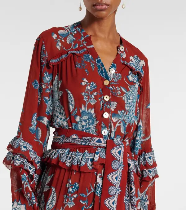 Farm Rio Long Sleeve Dress