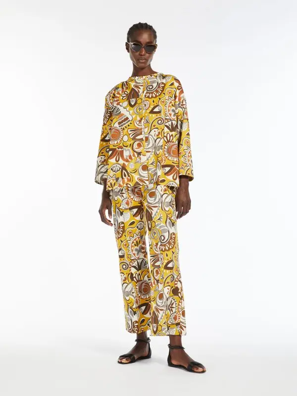 Max Mara Pattern Printed Casual Pants