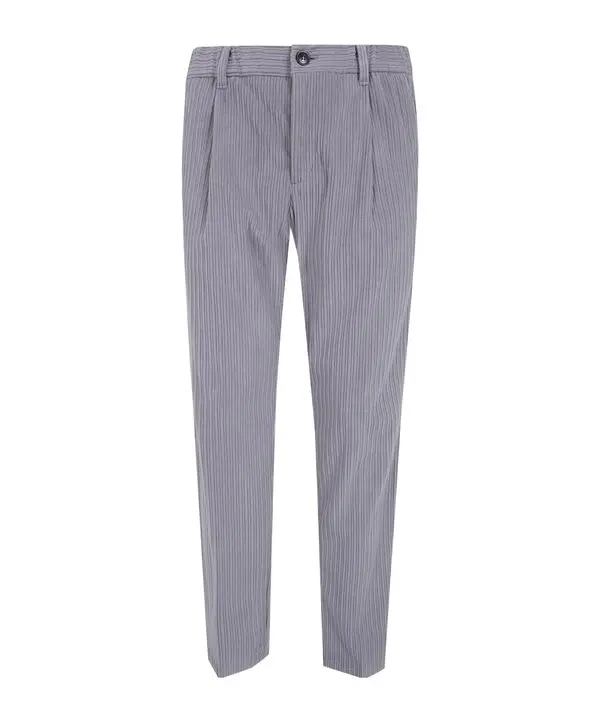 Herno Straight-leg Casual Trousers - Grey