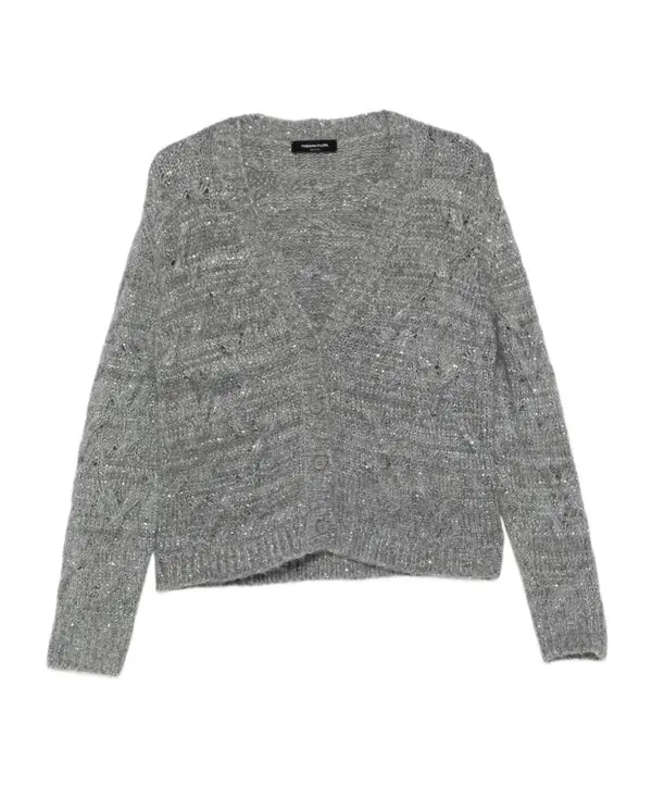 Fabiana Filippi Long-sleeved Sweater - Grey