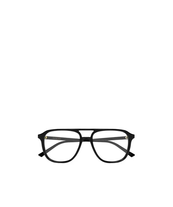 Gucci Aviator Eyeglasses - Black