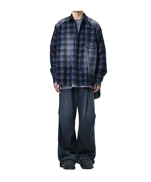 JUUN.J Long-sleeve Plaid Shirt