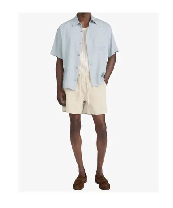 FRAME Short-sleeved Chest-pocket Shirt