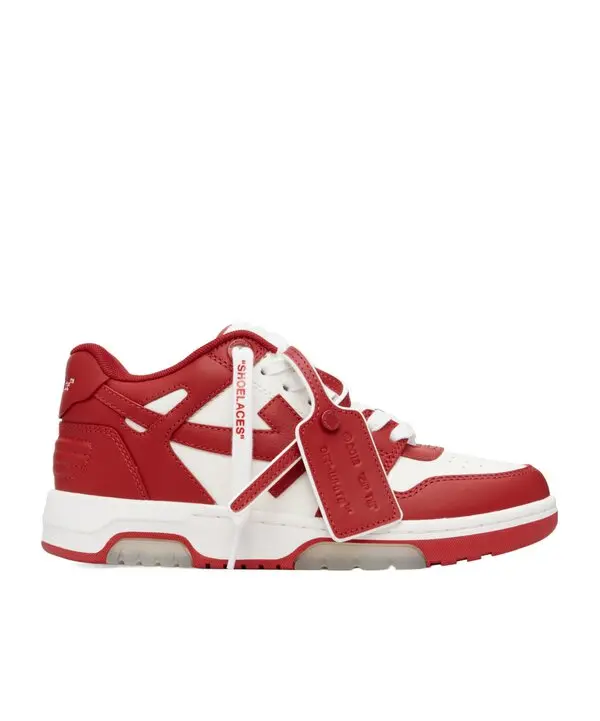 Off-White Out Of Office Lace-up Sneakers - White/red