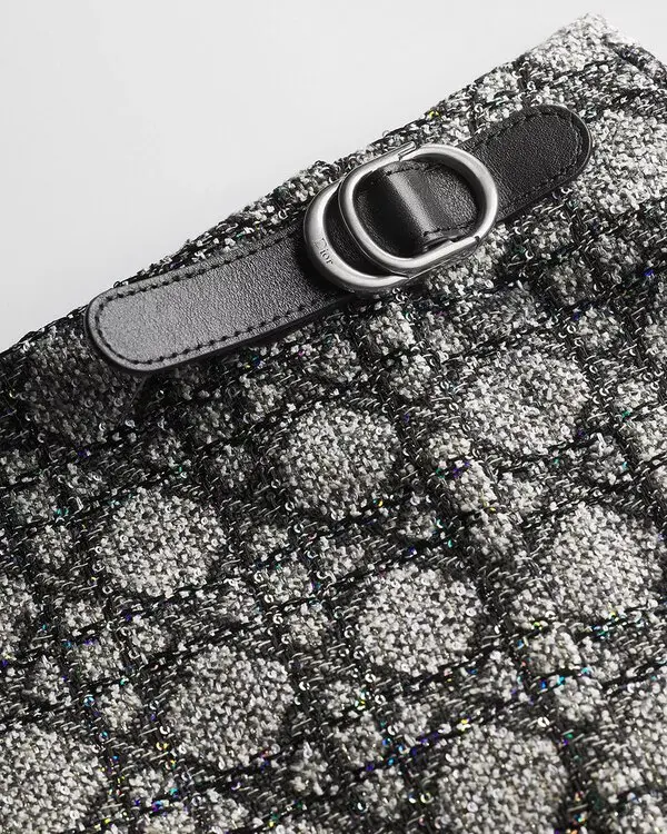 Dior Dioralps Cannage Wrap Skirt