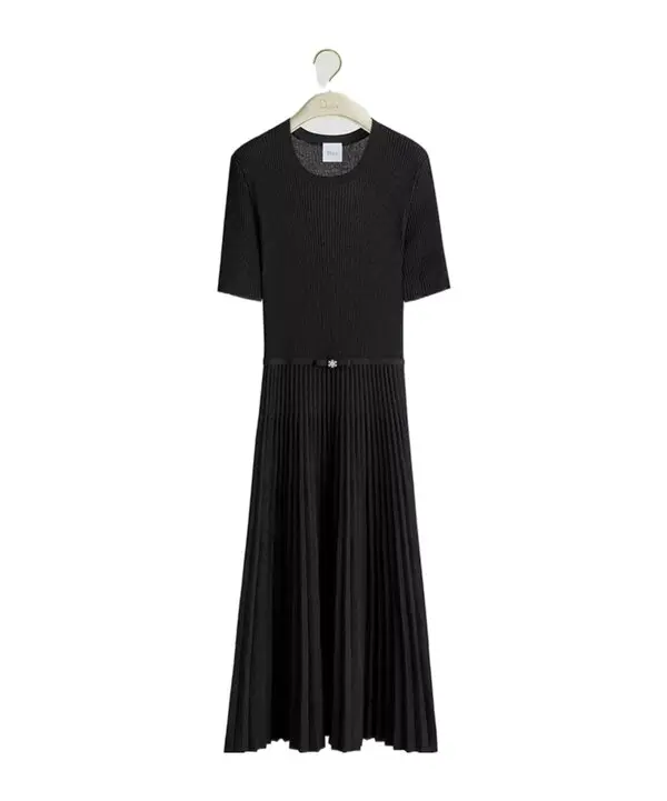 Dior Dioralps Mid-length Pleated Dress