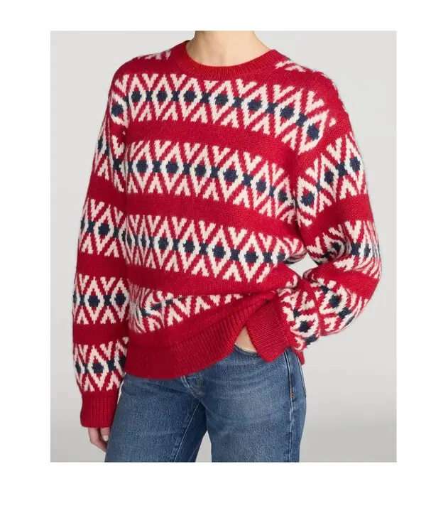 FRAME Crew-neck Knit Sweater