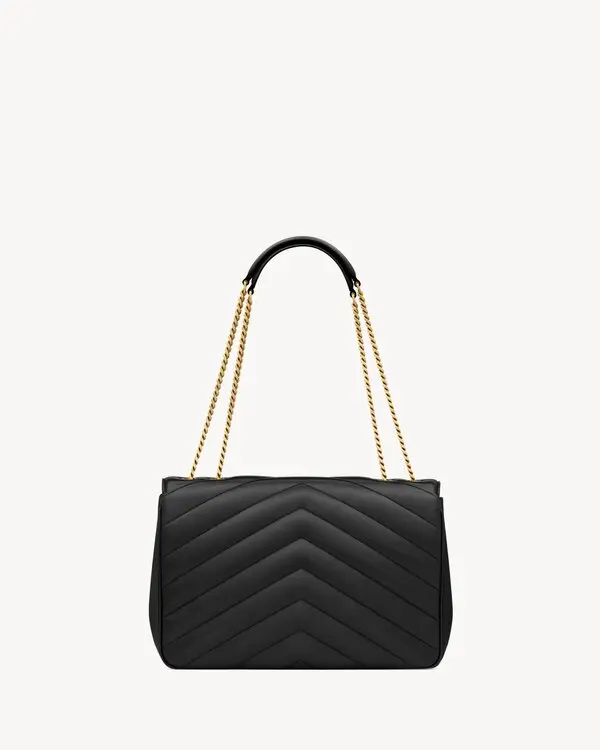 Saint Laurent Loulou Large In Matelasse Lambskin