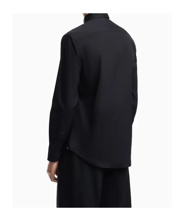 Emporio Armani Technical Stretch Cotton Shirt