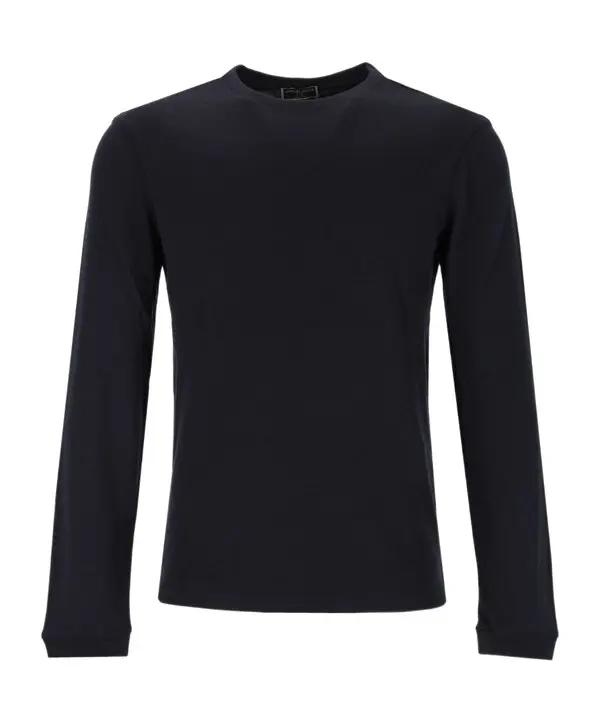 Giorgio Armani Long-sleeved Sweater - Blue