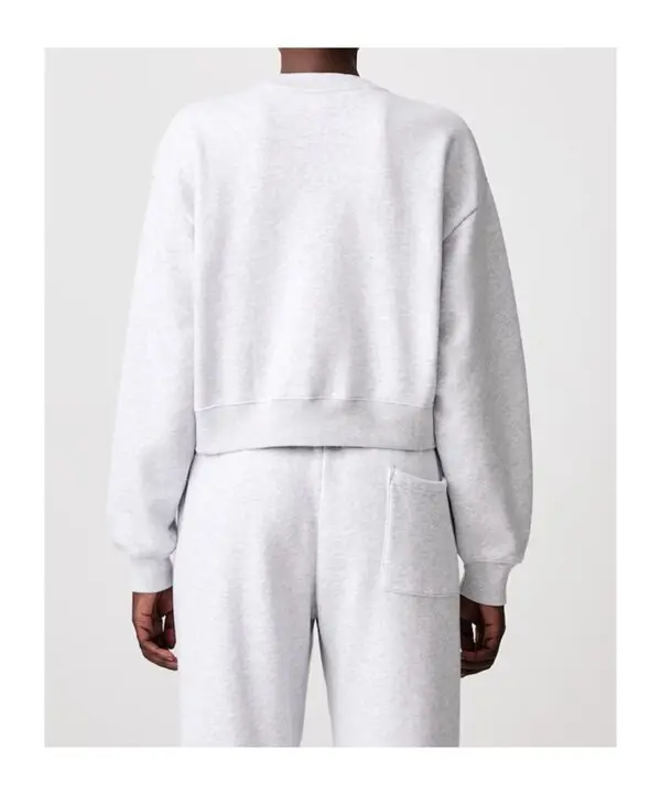 SPORTY  RICH Long-sleeved Crew Neck Sweatshirt