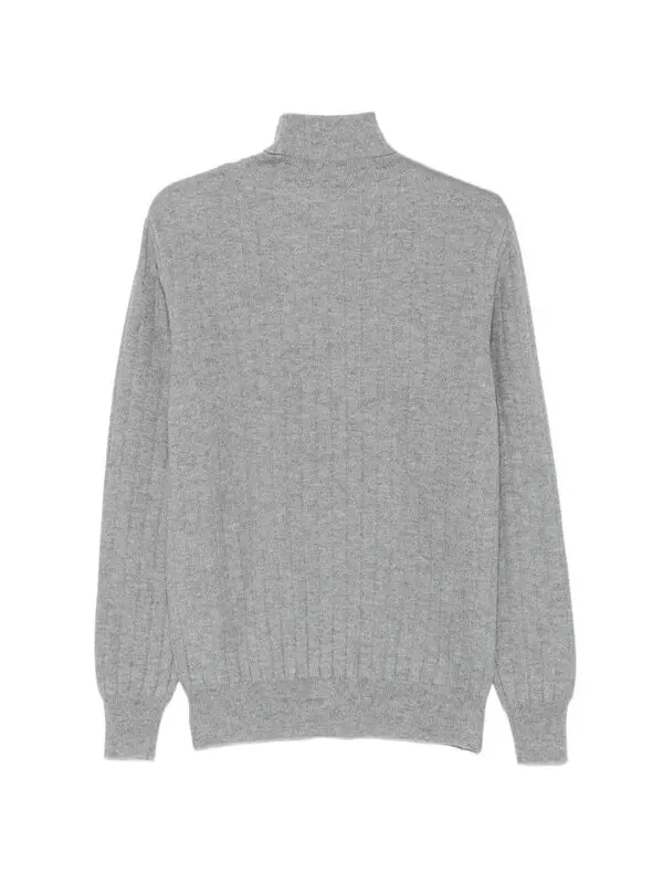 LARDINI Ribbed Roll-neck Sweater