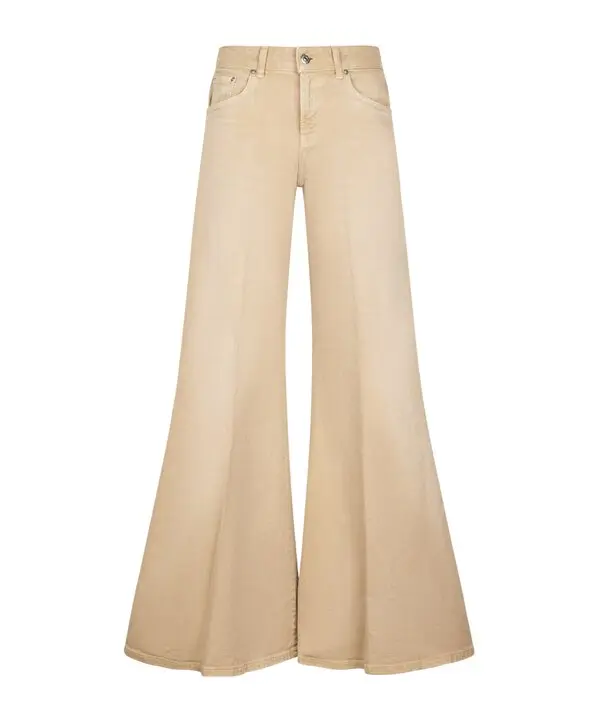 DONDUP Marlen Palazzo Faded Pants