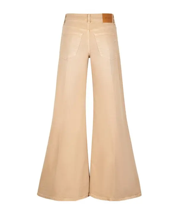 DONDUP Marlen Palazzo Faded Pants