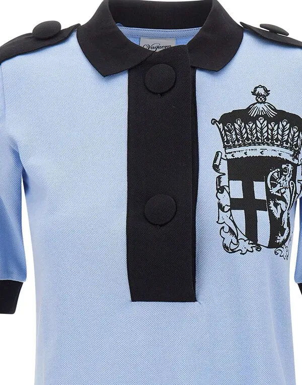 Vaquera Short-sleeved Polo Shirt - Blueblk