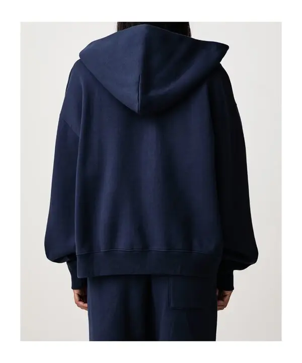 SPORTY  RICH Logo Zip-up Hoodie