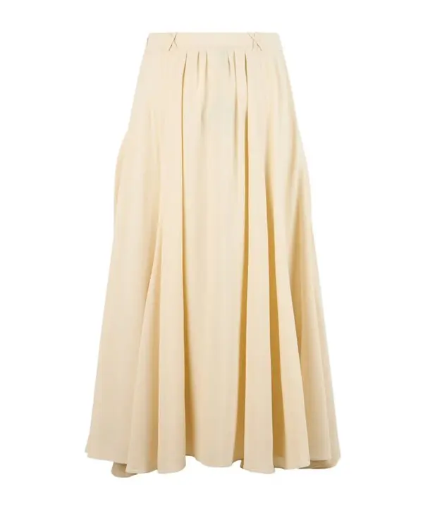 Rabanne Pleated Midi Skirt