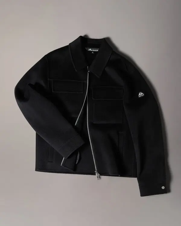 Moose Knuckles Logo-patch Buttoned Jacket