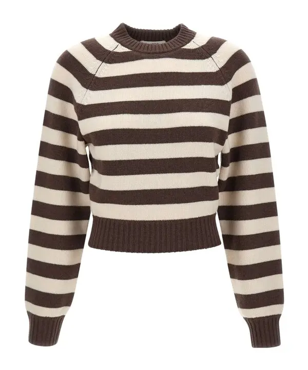 SPORTY  RICH Striped Sweater