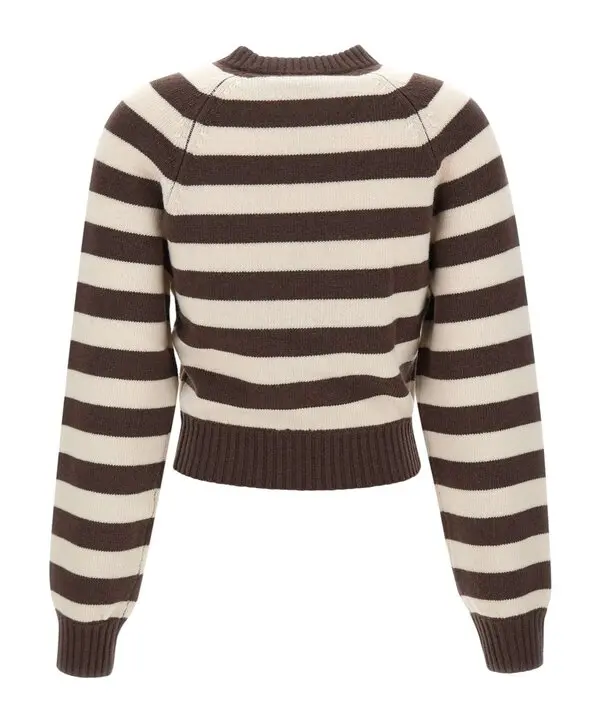 SPORTY  RICH Striped Sweater
