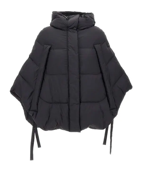 TATRAS Reila Hooded Down Cape - Black