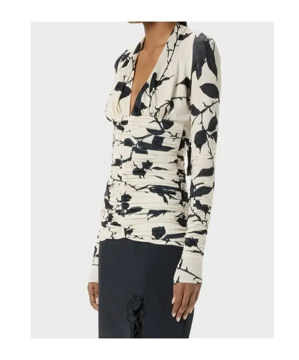 Blumarine Long-sleeved Cover-up