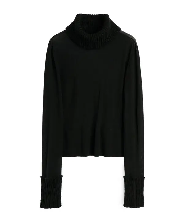 Our Legacy Inverse Turtleneck Knitted Top - Black