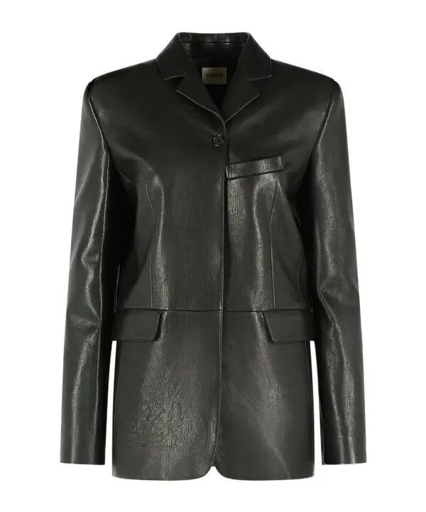 Khaite Sarmine' Leather Jacket - Black