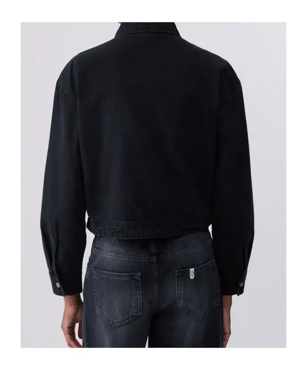 Liu Jo Shirt Bodysuit In Denim With Embroidery