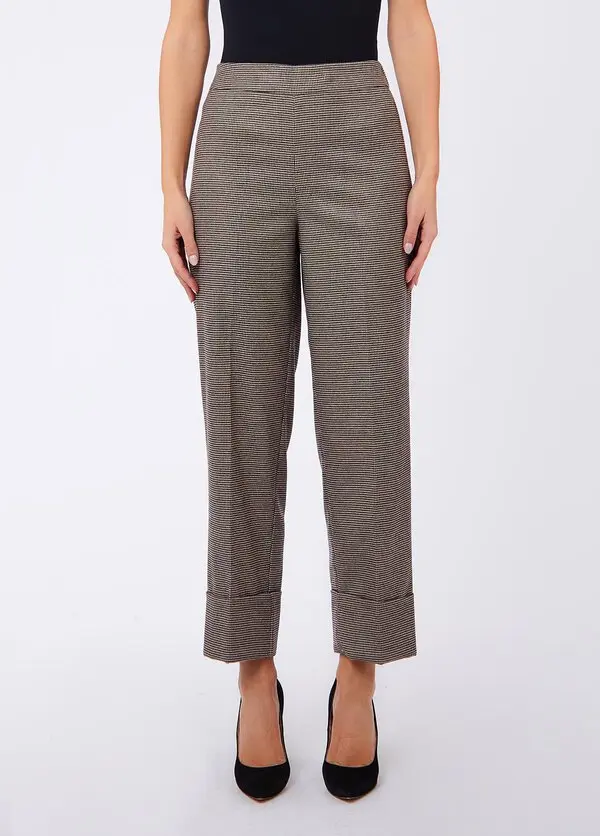 Liu Jo Trousers - Houndstooth