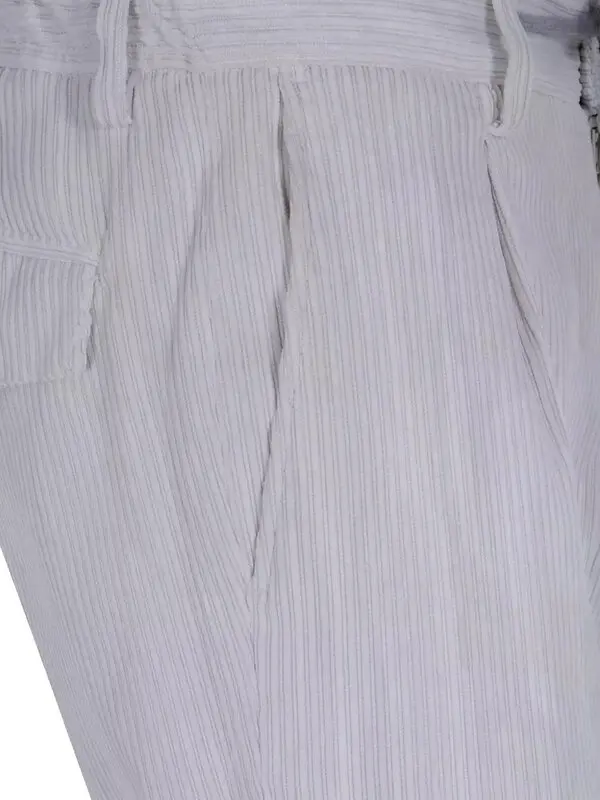 BARBA NAPOLI Pleated Corduroy Trousers
