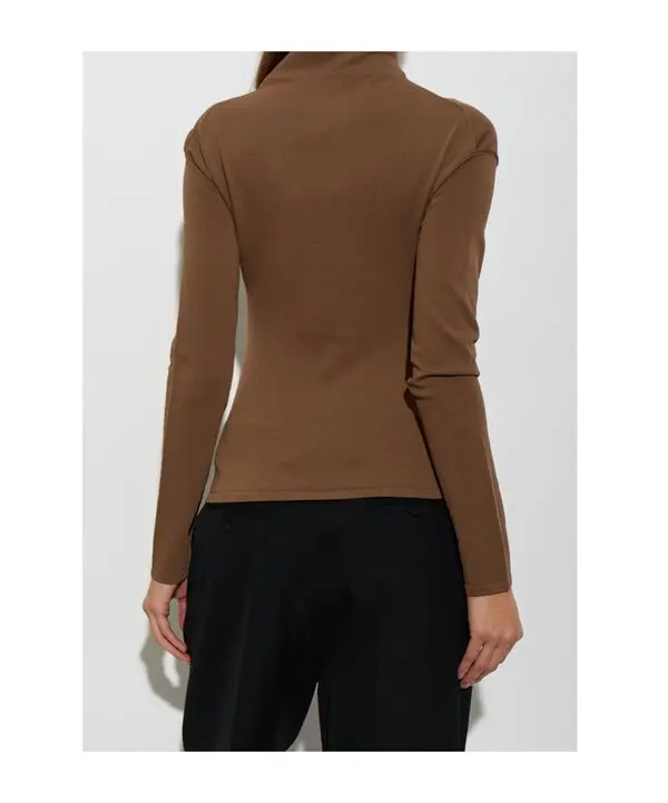 Cult Gaia Long-sleeved Top - Brown