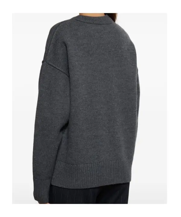 AMI Paris Long-sleeve Knit Top