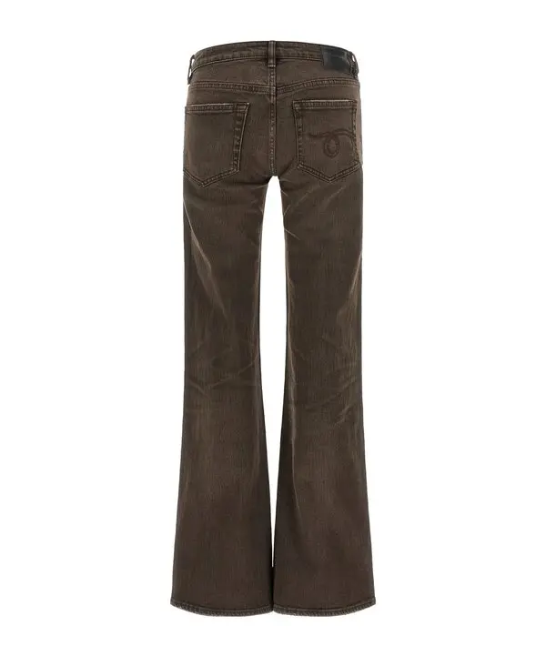 R13 Boy Flare' Denim Jeans - Black