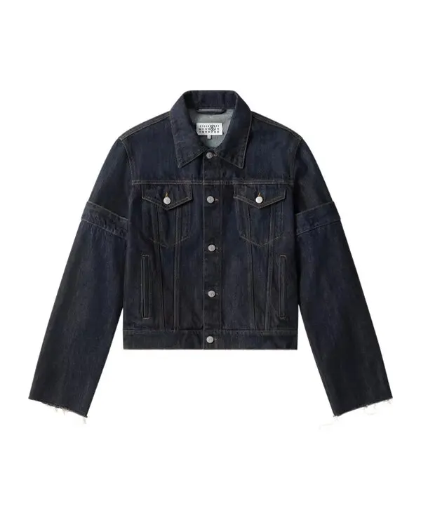 MAISON MARGIELA Flipped-sleeve Denim Jacket - No