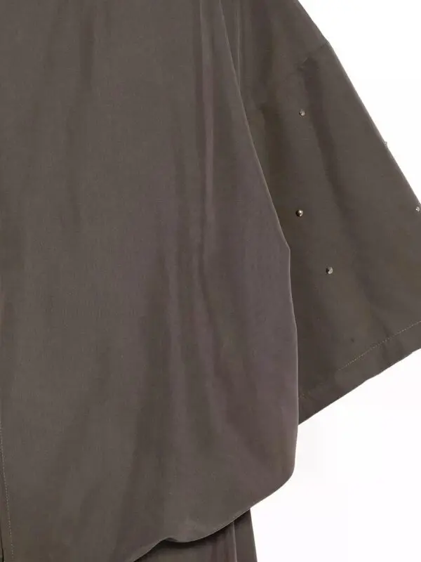 ALYSI Stud-embellished Layered-detail Midi Dress