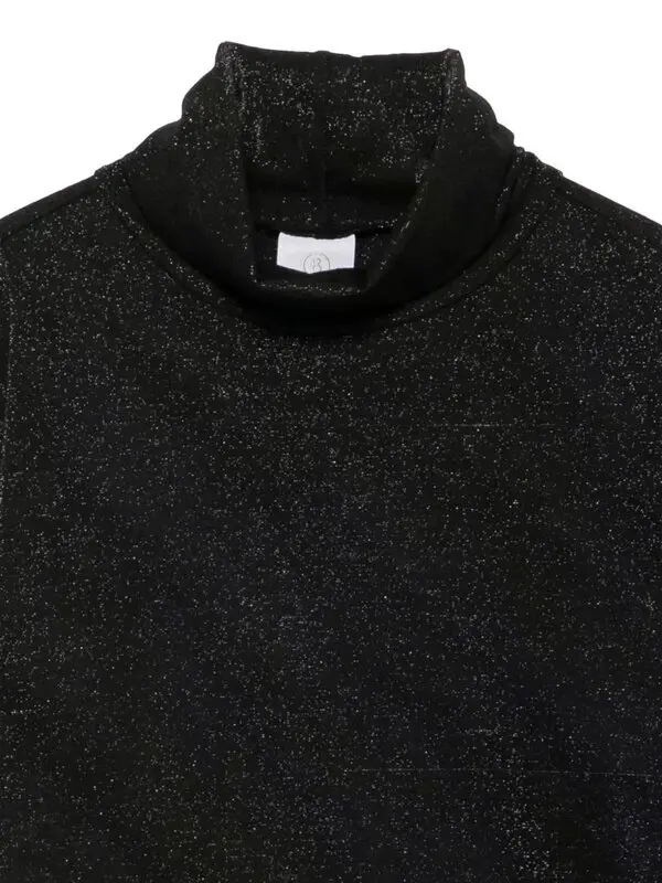 Bogner Silva Glitter-effect Roll-neck Top