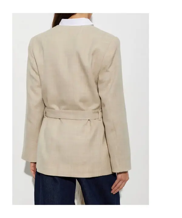 BY MALENE BIRGER Emma Belted Fringe Blazer