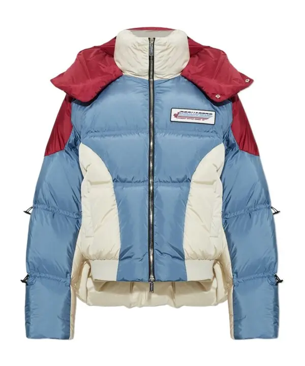 Dsquared2 Logo Patch Padded Down Jacket - Multicolor
