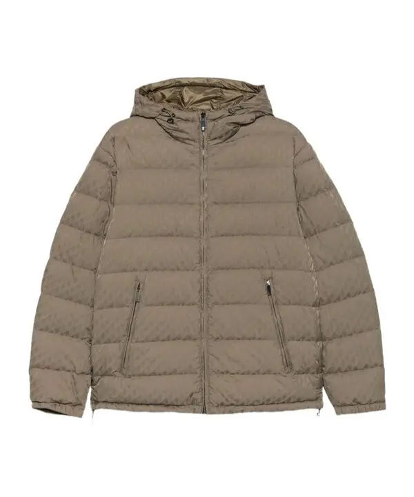 Emporio Armani Hooded Padded Jacket - Grey
