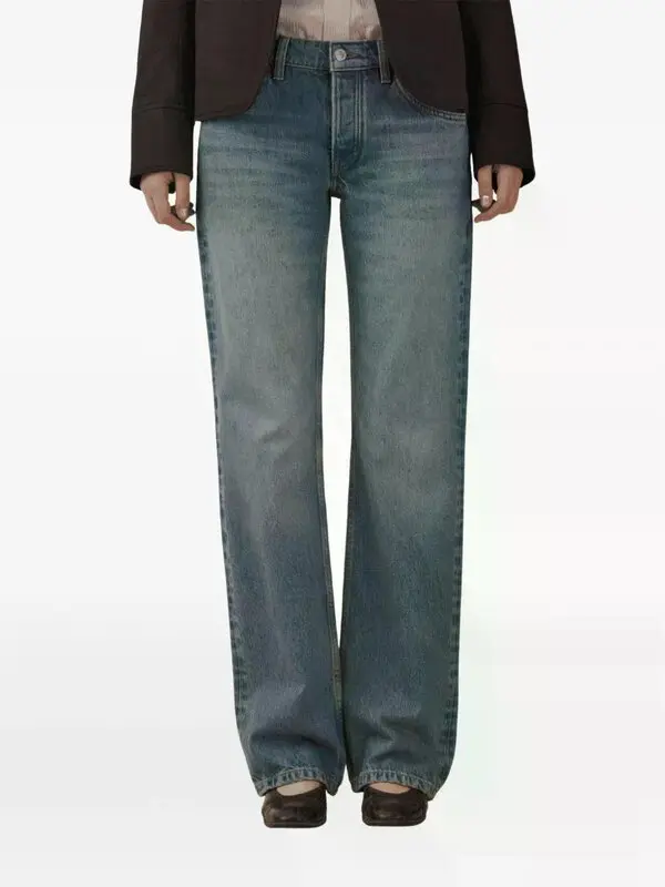 JEANERICA Kyoto Faded-effect Straight-leg Jeans - Blue