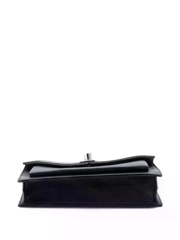 LOUIS VUITTON Mylockme Chain Pochette Leather Clutch Bag