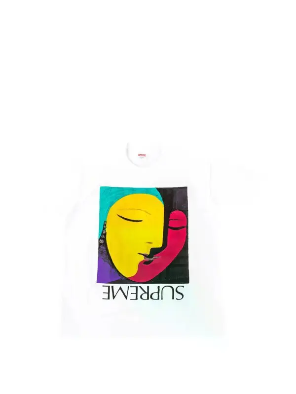 Supreme Cotton Graphic-print T-shirt - White