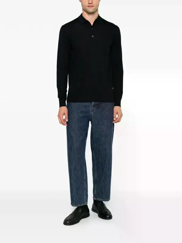 ÉPHÉMÈRE Long-sleeve Polo Shirt