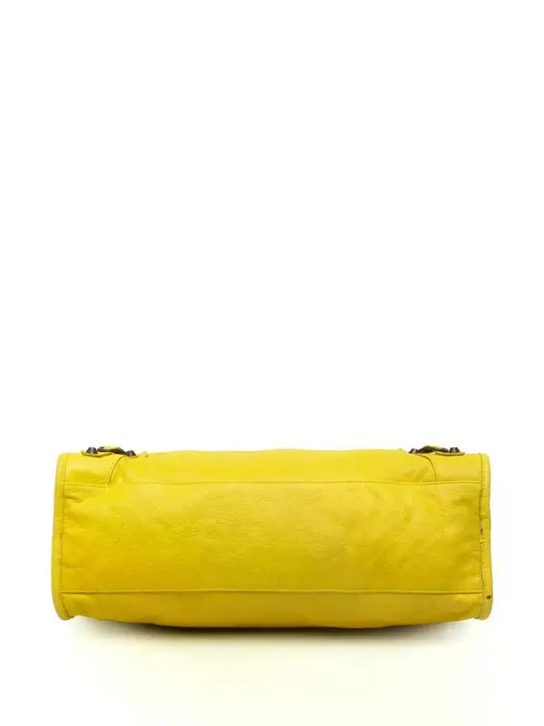 Balenciaga 2000-2010 Lambskin Motocross Classic City Satchel