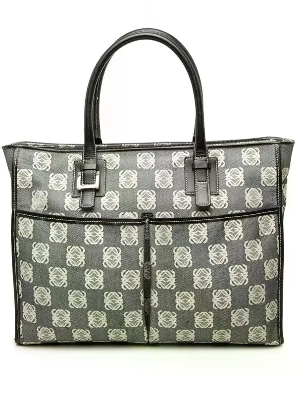 Loewe 2004 Anagram Canvas Tote Bag